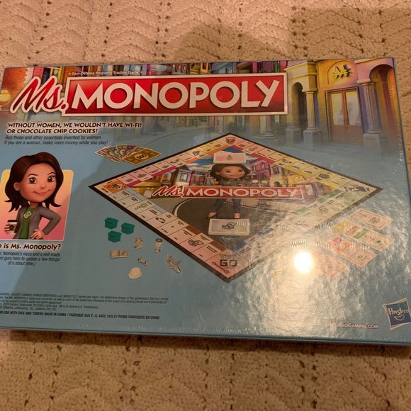 Hasbro | Games | New Sealed Box Ms Monopoly Board Game By Hasbro | Poshmark